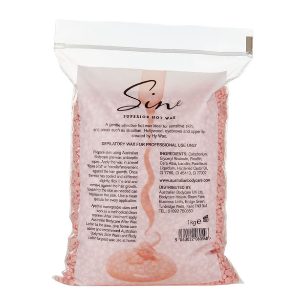 Australian Bodycare Sine Wax Pellets Pink Sensitive 1Kg – Salons Direct