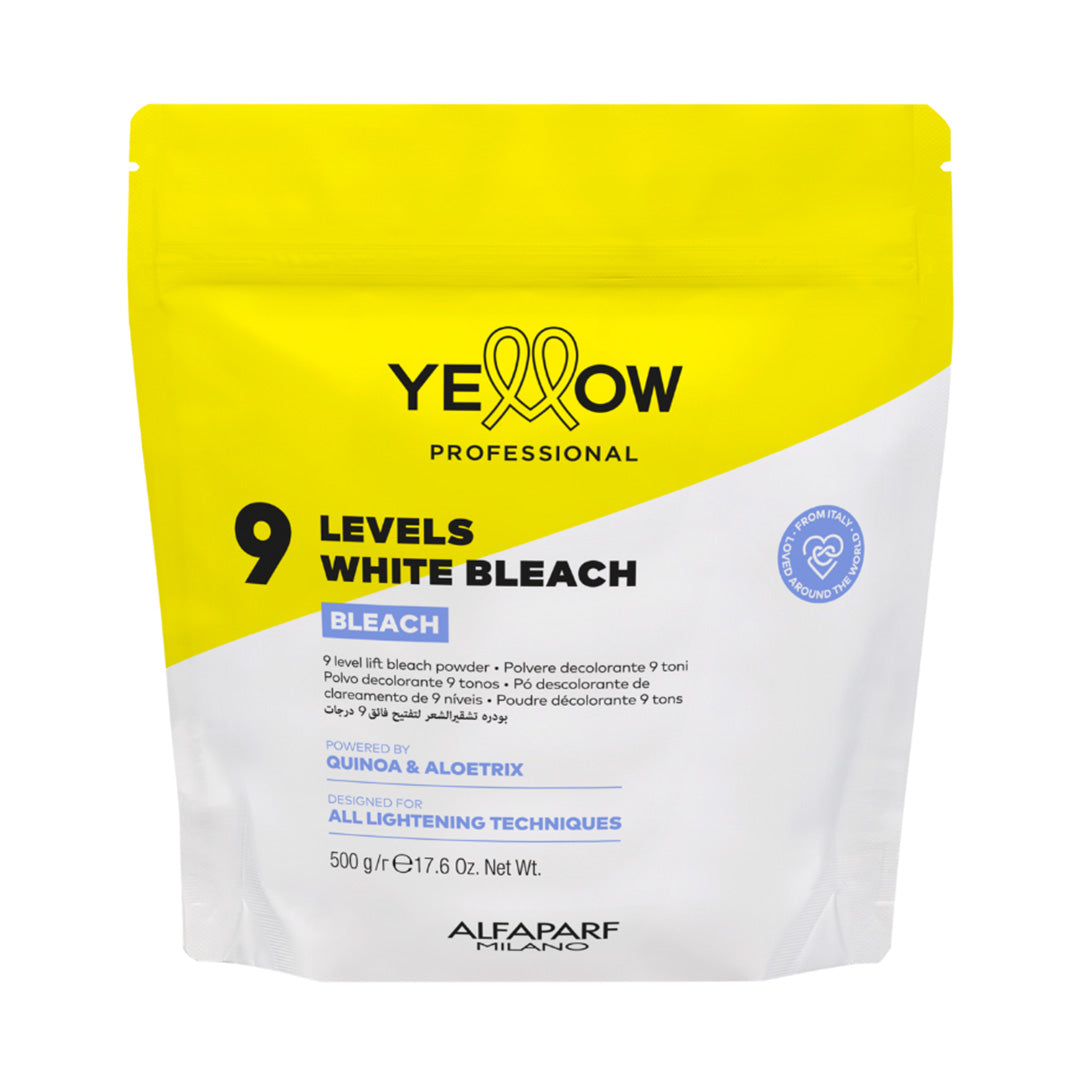 Buy Yellow Professional 9 Levels Bleach Powder 500g – Salons Direct