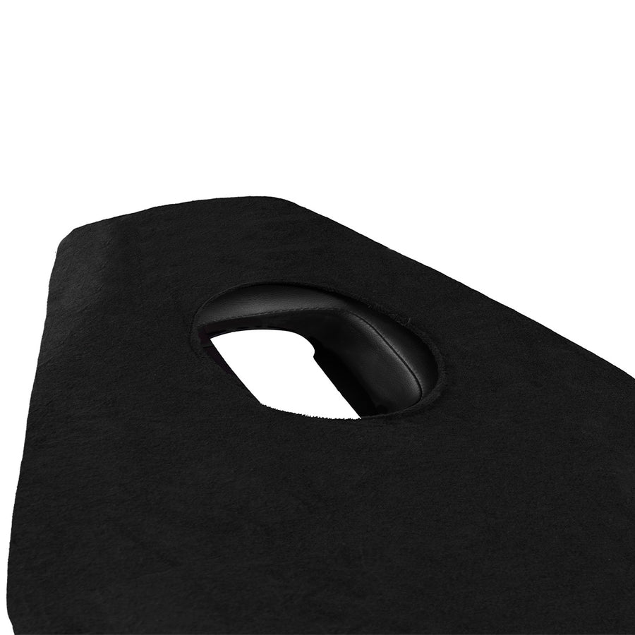 Buy Towelling Couch Cover With Face Hole Black – Salons Direct