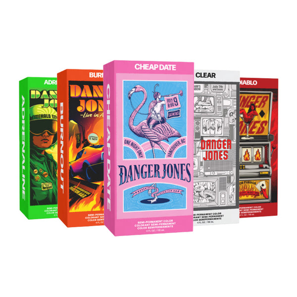 Buy Danger Jones Semi-Permanent Hair Color Hustler Pink 118ml – Salons ...